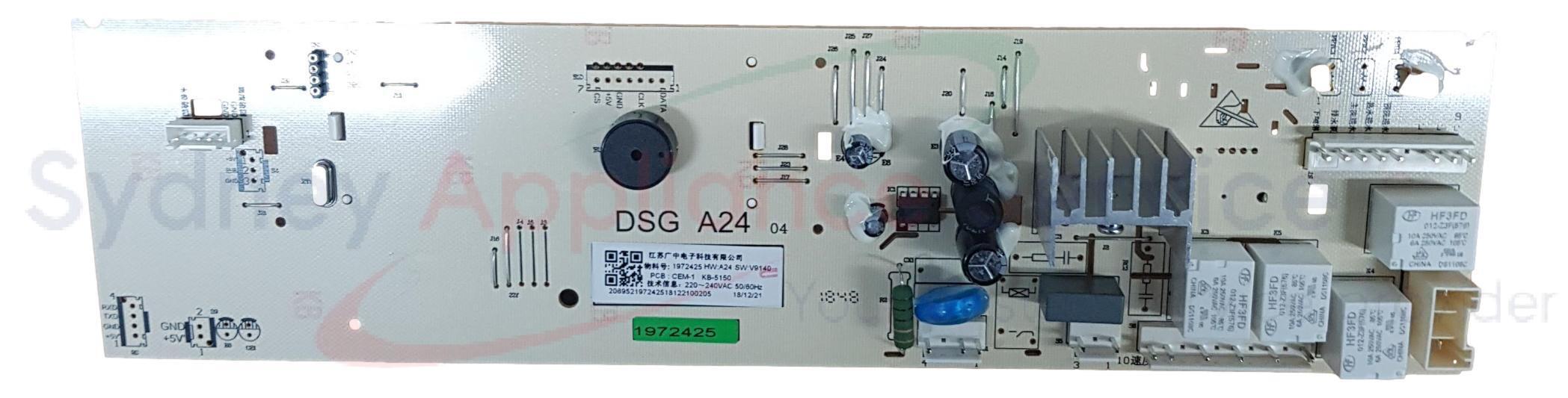 HISENSE WASHING MACHINE MAIN PCB - K1972425 - Sydney Appliance Service